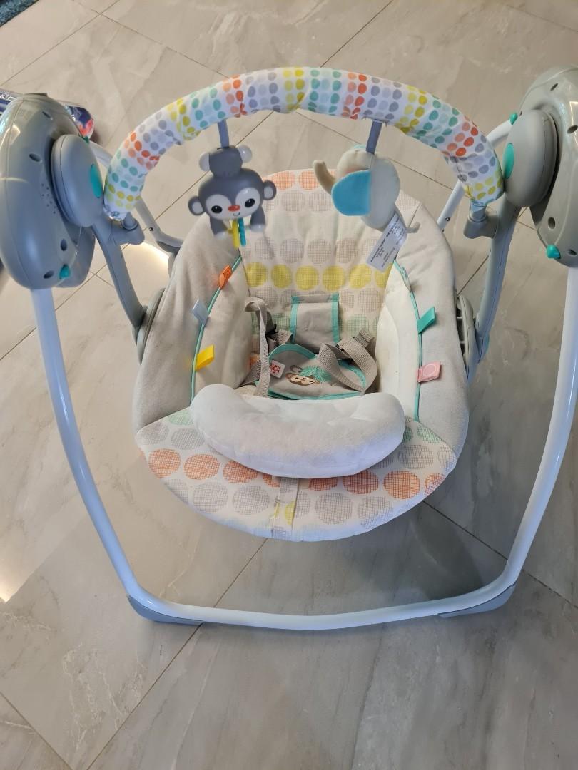 Bright Starts Whimsical Wild - Baby soothing rocker, Babies & Kids ...