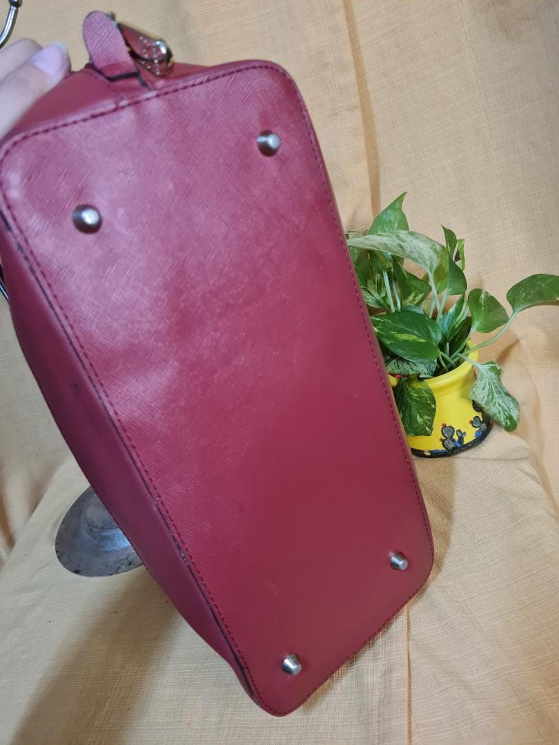 Bana Bana Two-Way Expandable Maroon Shoulder and Sling Standalone Bag ...
