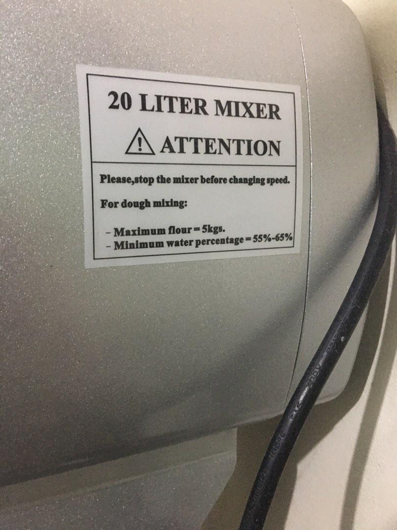 Beltron 20L/20 Quarts Planetary Dough Mixer for Baking, Big Size , TV & Home Appliances, Kitchen ...