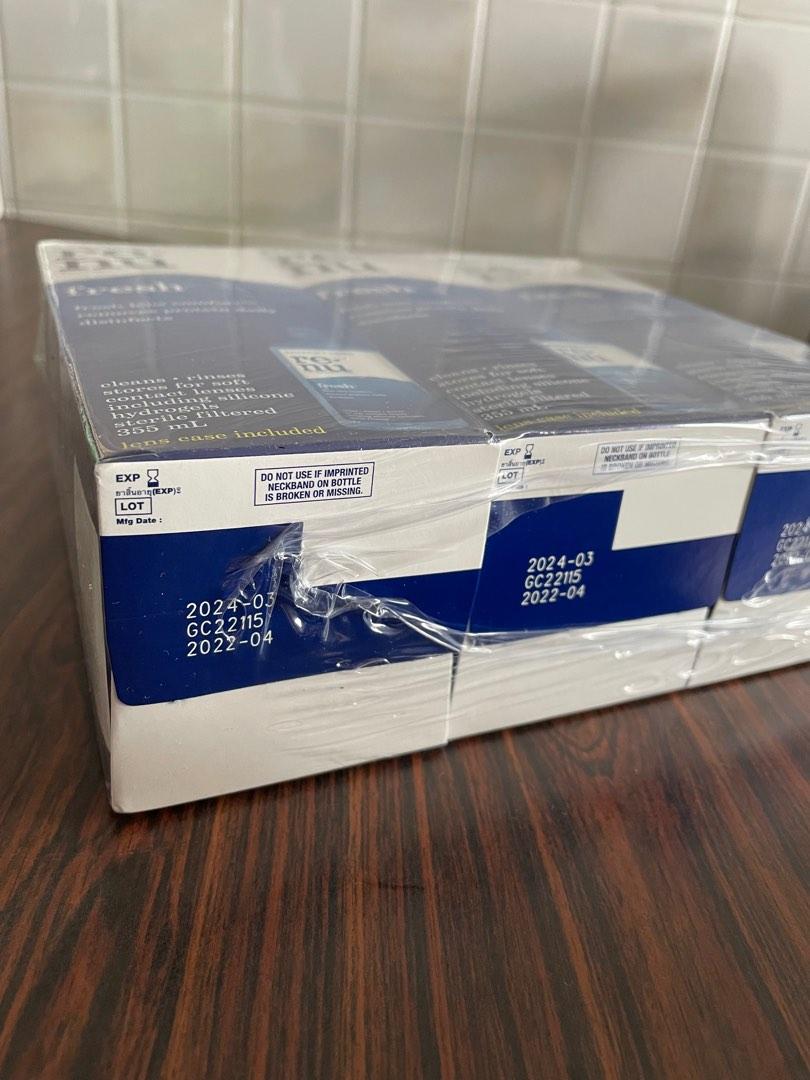 B&L Baush + Lomb Renu Fresh Contact lens solution, Beauty & Personal ...