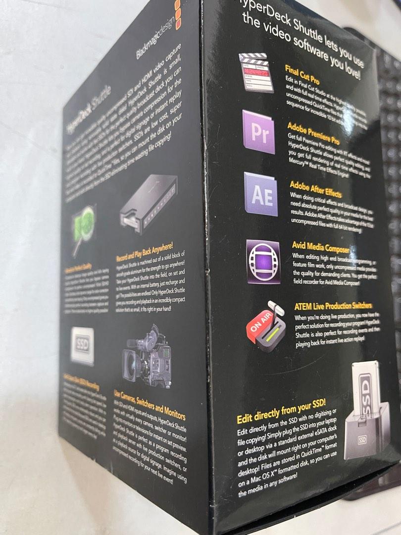 Black magic hyperdeck shuttle 2, Photography, Photography Accessories ...