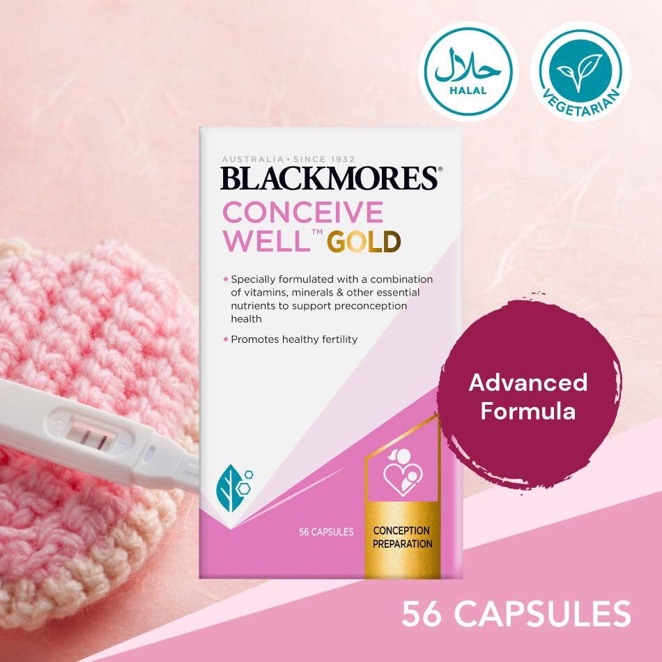 Blackmores Conceive Well Gold Tablets, Health & Nutrition, Health ...