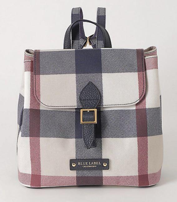 BLUE LABEL CRESTBRIDGE PVC Backpack, Women's Fashion, Bags & Wallets ...