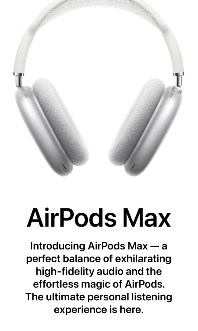 Brand new Airpod Max for sale, Audio, Headphones & Headsets on Carousell