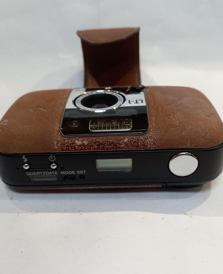 Brown Olympus LT-1 Point & Shoot Film Camera 35mm f3.5 lens ..gd ...