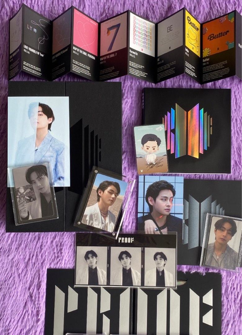 BTS Proof Compact & Standard Taehyung Set, Hobbies & Toys, Memorabilia ...