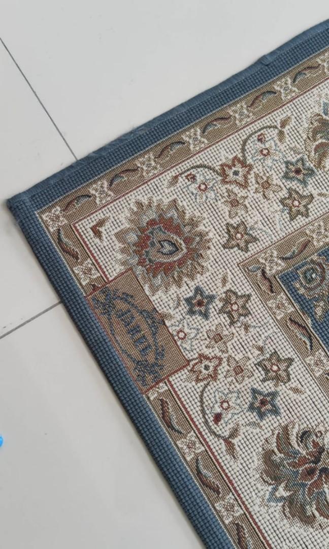 Carpet jakel blue, Furniture & Home Living, Home Decor, Carpets, Mats ...