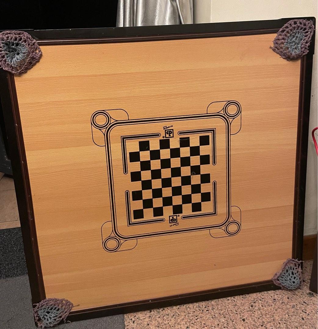 Carroms with Chess board, Hobbies & Toys, Toys & Games on Carousell