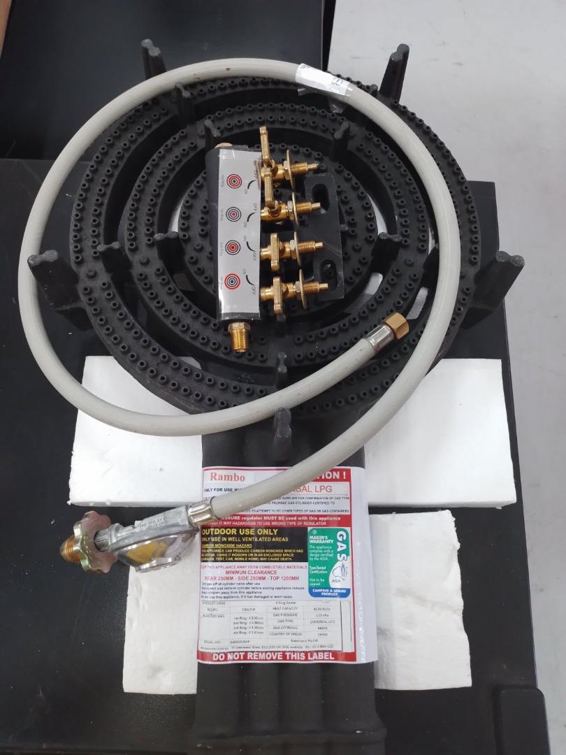 Cast Iron 4 Ring Burner, TV & Home Appliances, Kitchen Appliances ...