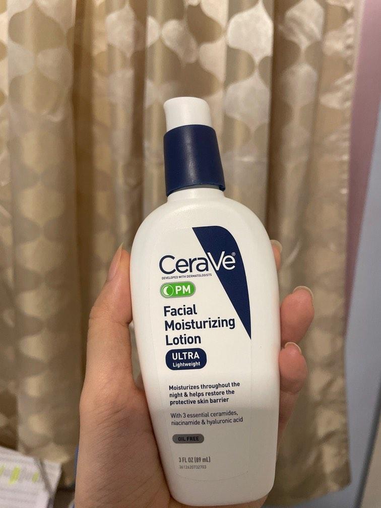 Cerave PM moisturising lotion, Beauty & Personal Care, Face, Face Care on Carousell