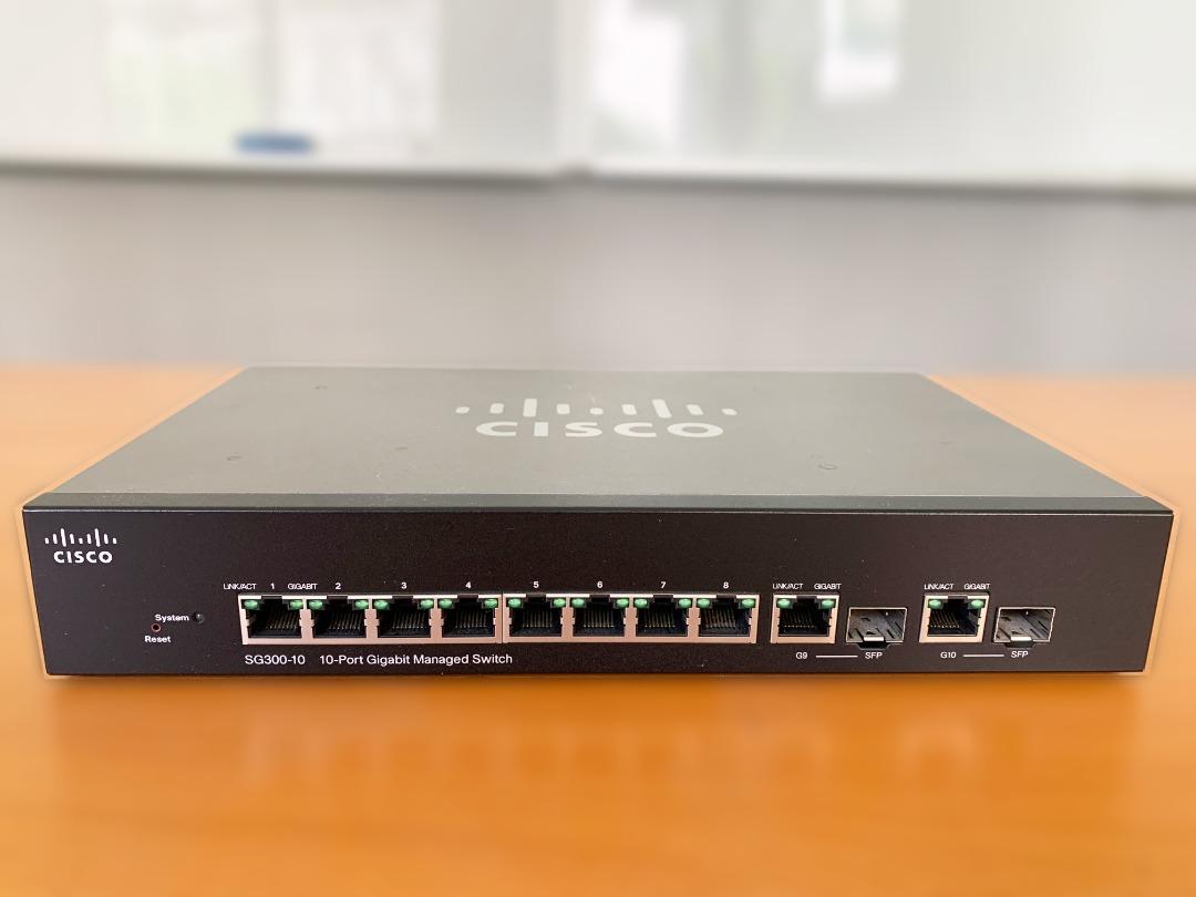 Cisco SG300-10SFP 10-Port Gigabit Managed SFP Switch, Computers & Tech ...