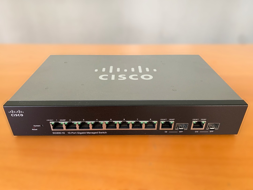Cisco SG300-10SFP 10-Port Gigabit Managed SFP Switch, Computers & Tech ...