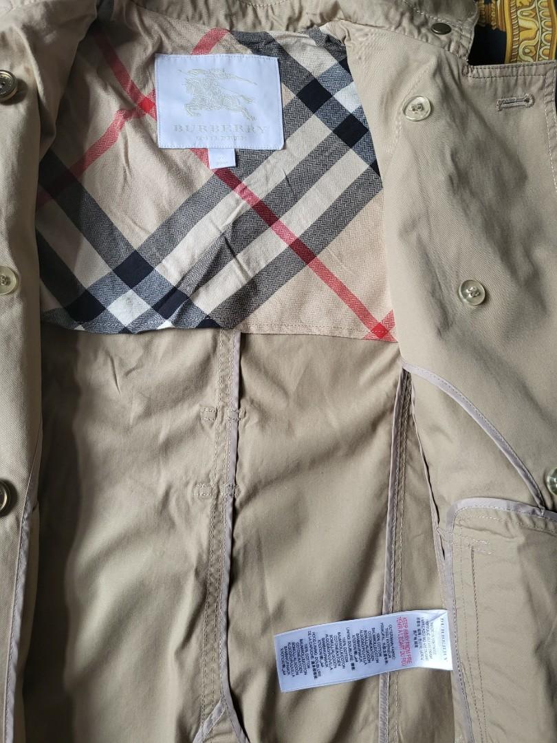 Classic Waterproof Hooded Burberry Trench coat, Babies & Kids, Babies & Kids Fashion on Carousell