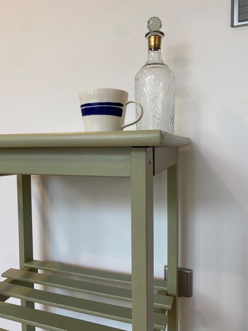 Completely upcycled kitchen trolley in beautiful sage, Furniture & Home ...