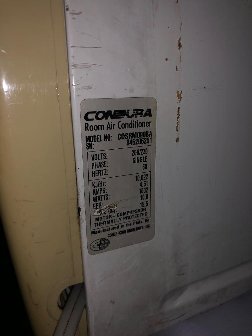 Condura Quiet Series 1HP Aircon, TV & Home Appliances, Air Conditioning ...