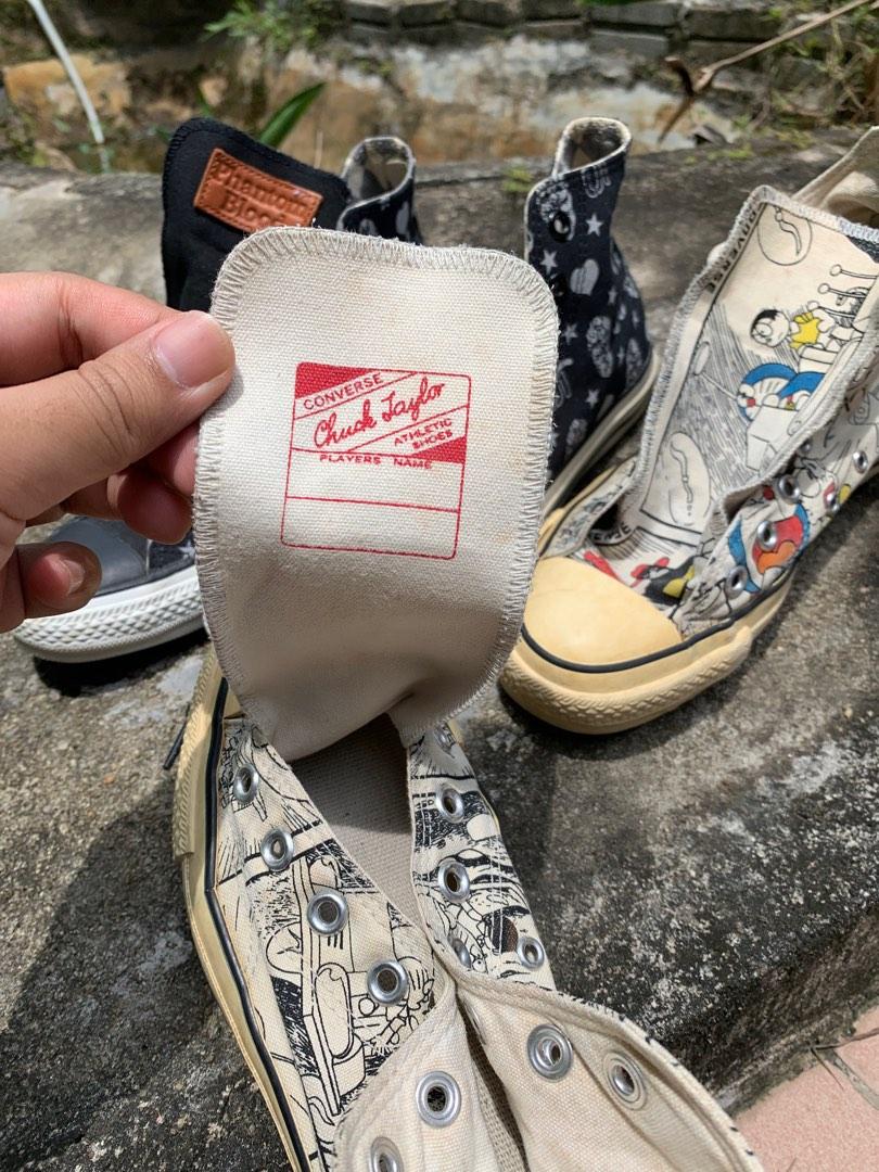 Converse Doraemon x Phantom blood, Men's Fashion, Footwear, Sneakers on ...