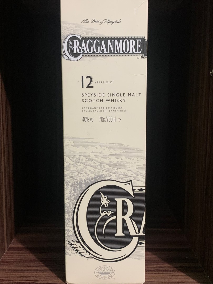 CRAGGANMORE 12 YEAR OLD SPEYSIDE SINGLE MALT SCOTCH WHISKY, Food & Drinks, Other Food & Drinks ...