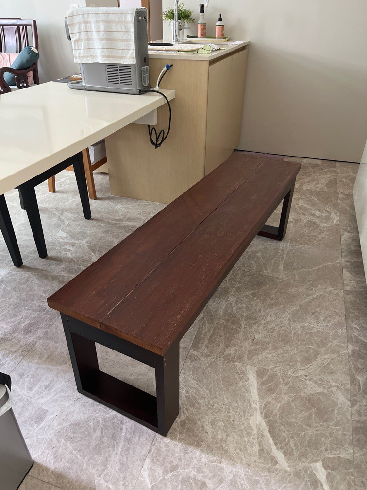 Custom made bench, Furniture & Home Living, Furniture, Chairs on Carousell