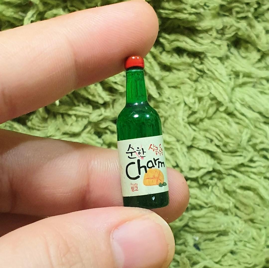 cute miniature alcohol soju barbie size for dolls, Hobbies & Toys, Toys ...