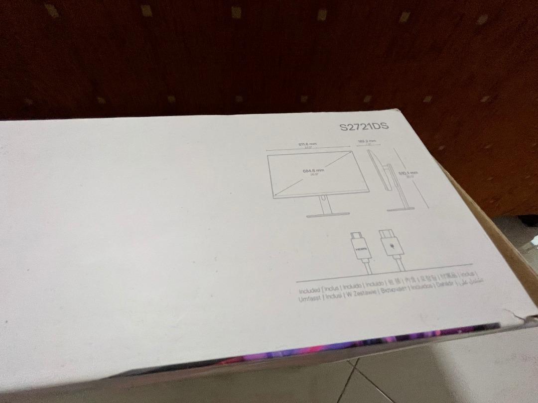 DELL S2721DS 27" Monitor Box Carton Prank Surprise Gift Birthday ...