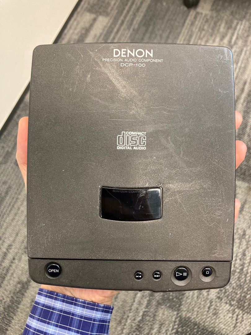 Denon DCP-100 CD Player discman walkman DCP100, 音響器材, 音樂播放裝置 MP3及CD ...