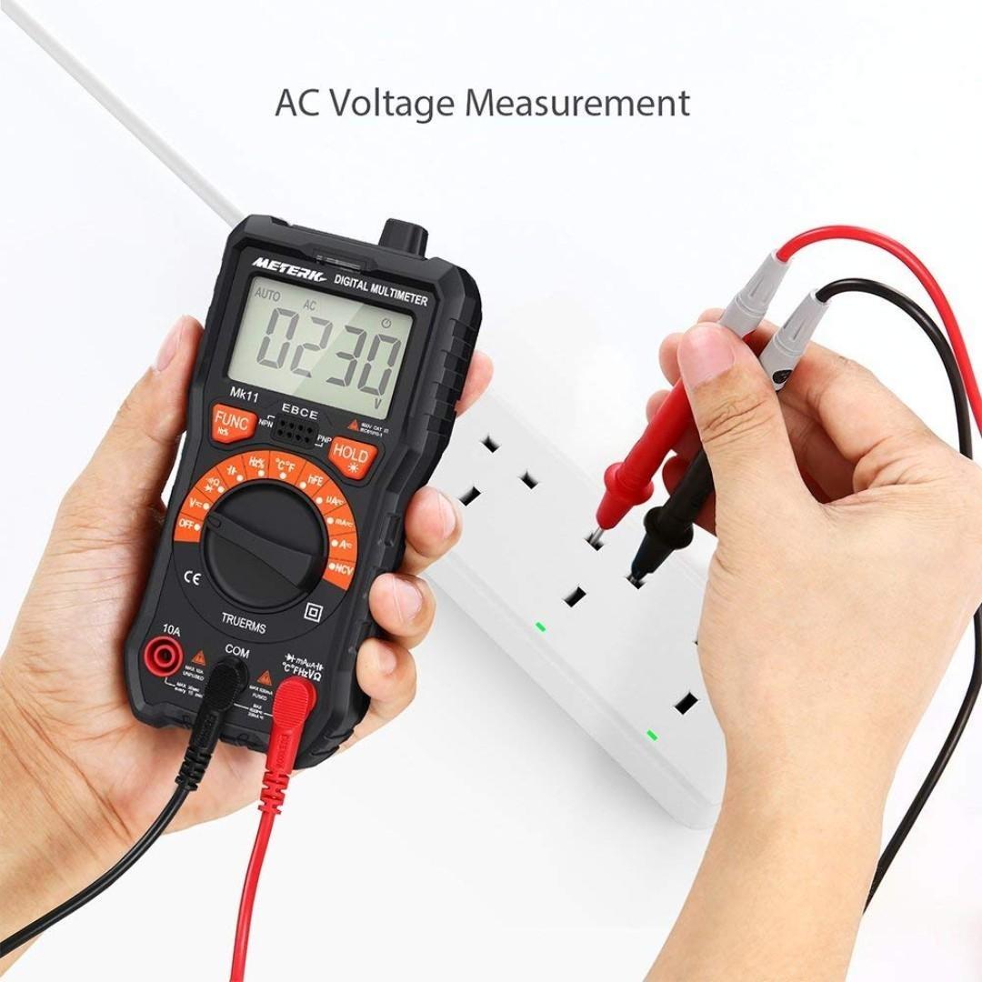 Digital Multimeter,Meterk True RMS NCV Multimeters Voltmeter Measuring ...