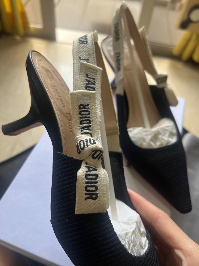 Dior slingback kitten heels, Luxury, Sneakers & Footwear on Carousell