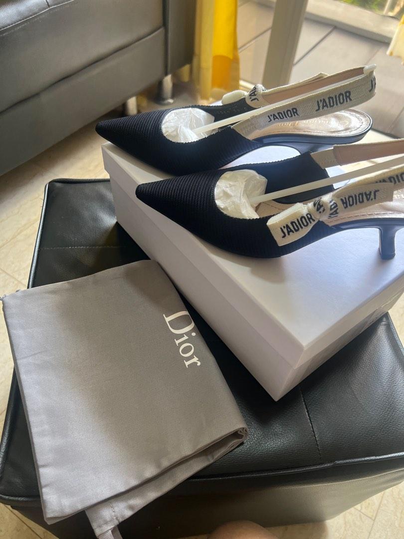 Dior slingback kitten heels, Luxury, Sneakers & Footwear on Carousell