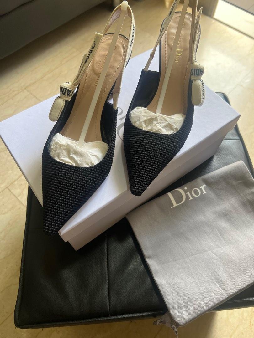 Dior slingback kitten heels, Luxury, Sneakers & Footwear on Carousell
