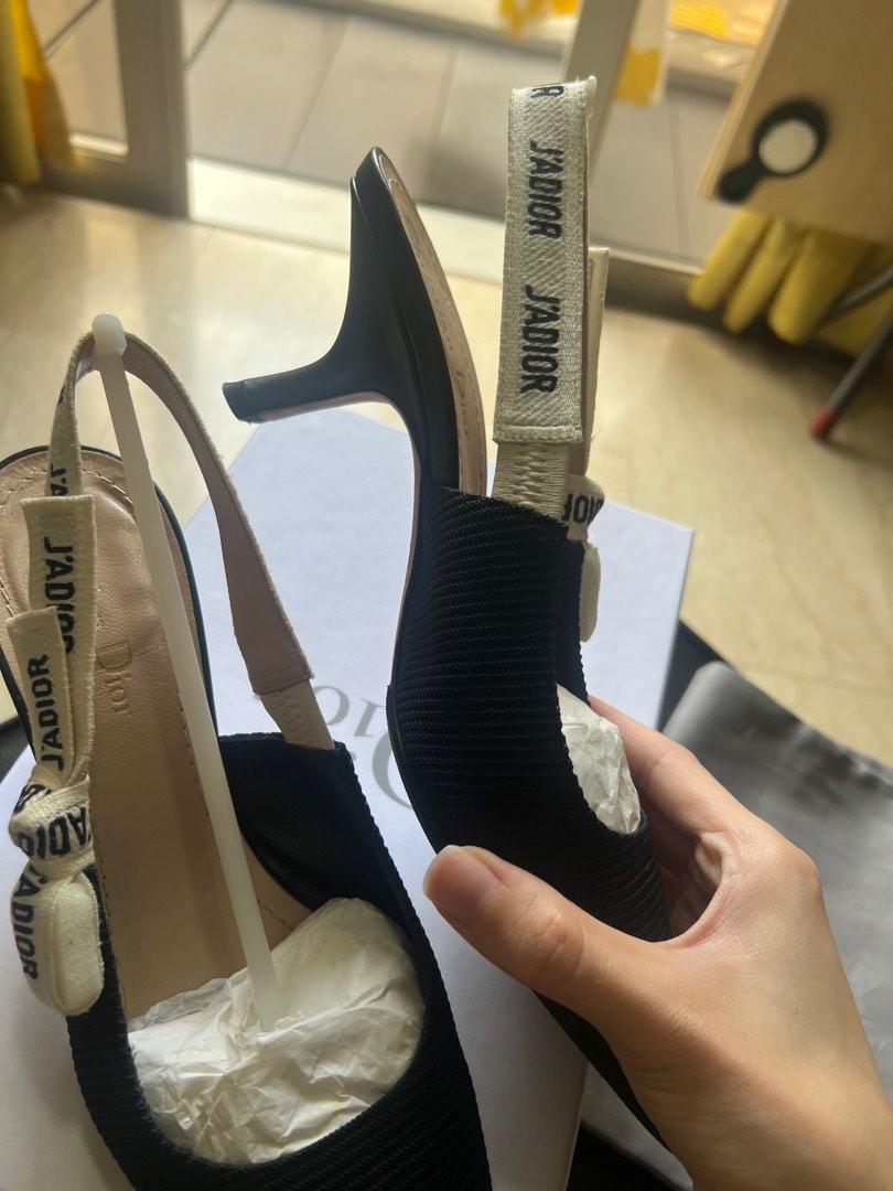 Dior slingback kitten heels, Luxury, Sneakers & Footwear on Carousell