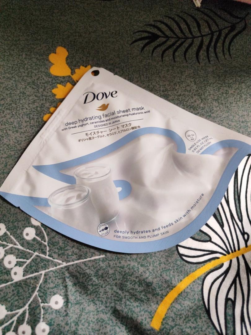 Dove sheet mask from korea was 50ribuan, Kesehatan & Kecantikan, Kulit ...
