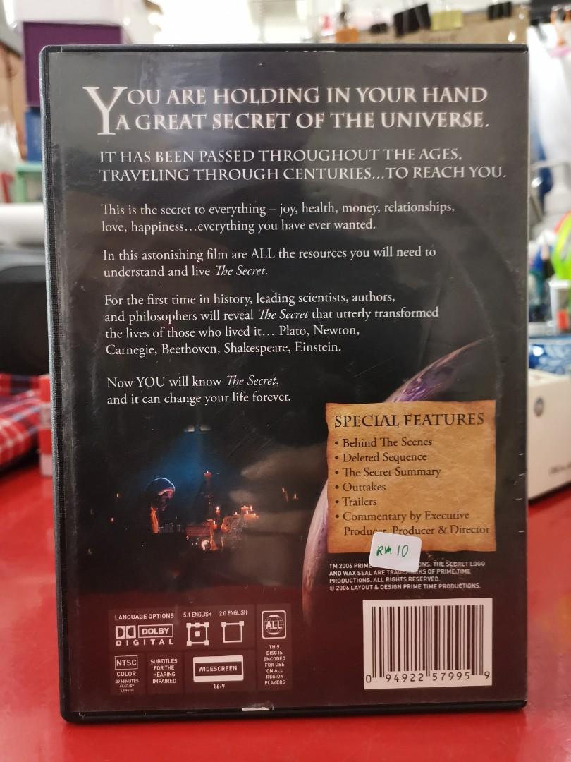 (DVD) The SECRET, Hobbies & Toys, Music & Media, CDs & DVDs on Carousell
