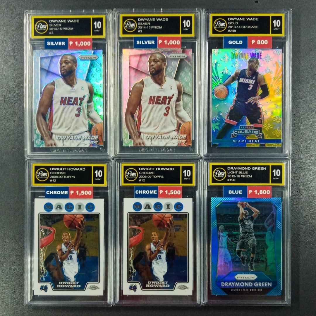 Dwayne Wade and Dwight Howard NBA Cards on a Slab Case *Snap Open Re ...