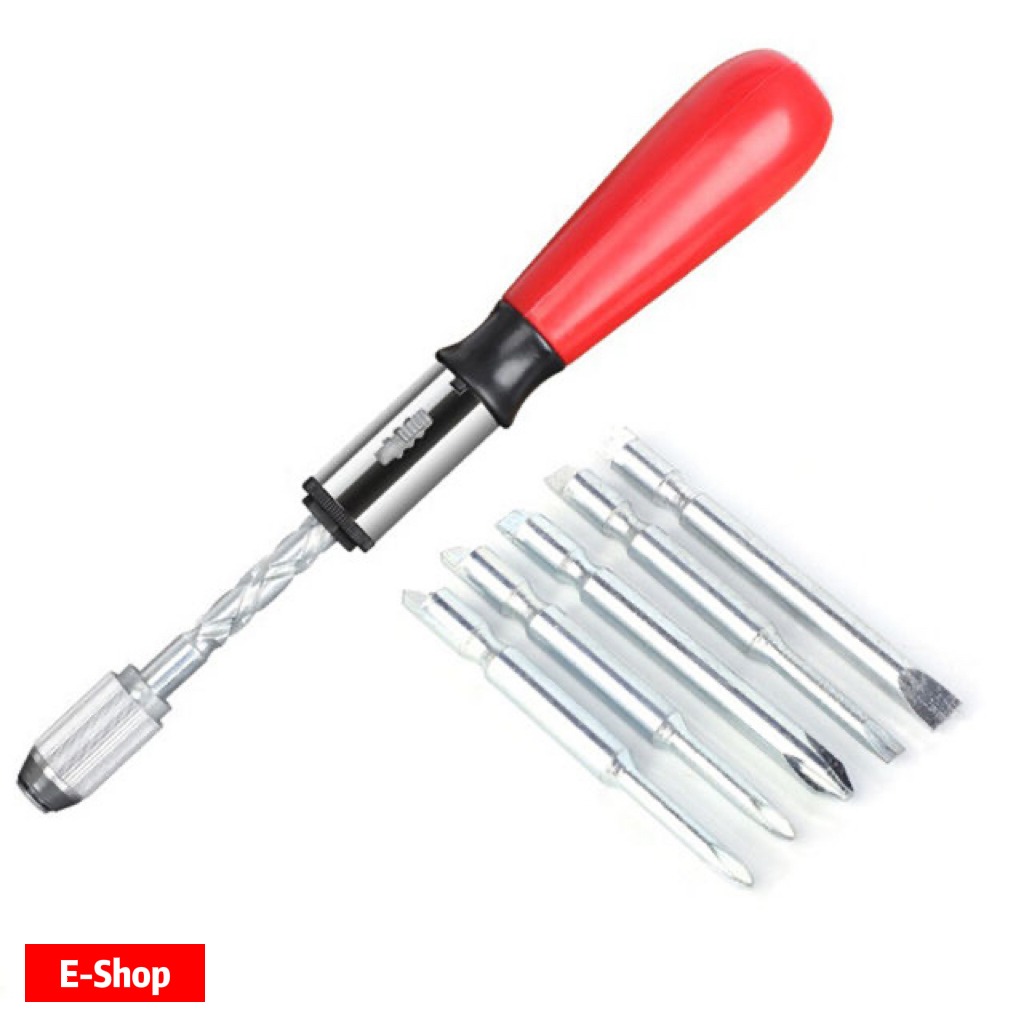 E-shop: Semi-Automatic Spiral Ratchet Screwdriver 260mm - new ...