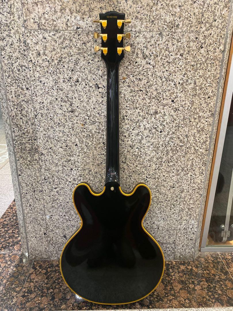 ESP Edwards E-SA-138 LTC Satin Black Semi-Hollow Japan Gibson ES-335 ...