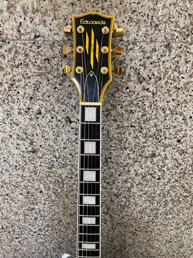 ESP Edwards E-SA-138 LTC Satin Black Semi-Hollow Japan Gibson ES-335 ...