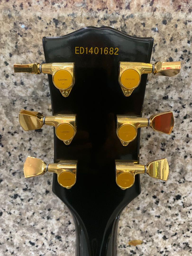 ESP Edwards E-SA-138 LTC Satin Black Semi-Hollow Japan Gibson ES-335 ...
