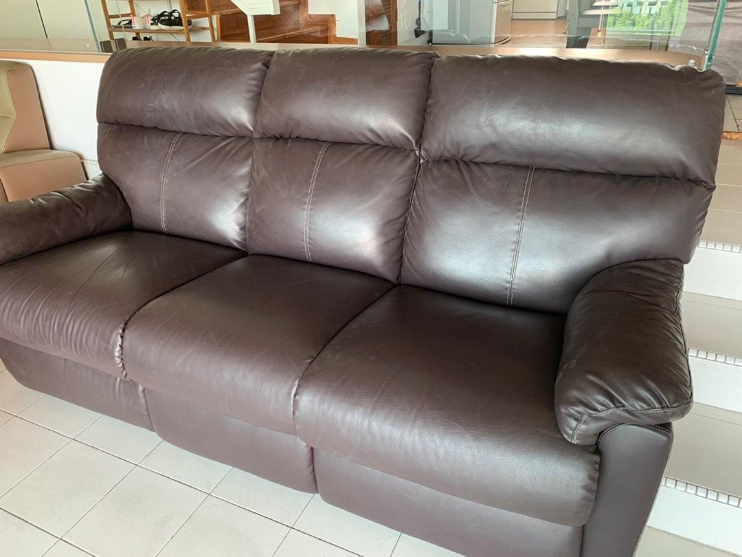 Extendable sofa chairs set, Furniture & Home Living, Furniture, Sofas ...