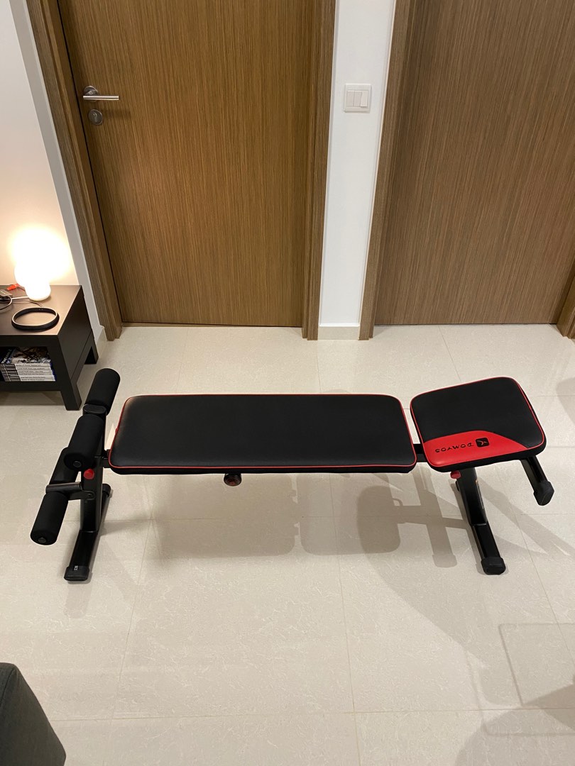 Foldable Gym Bench Press - Domyos 500 , Sports Equipment, Exercise ...