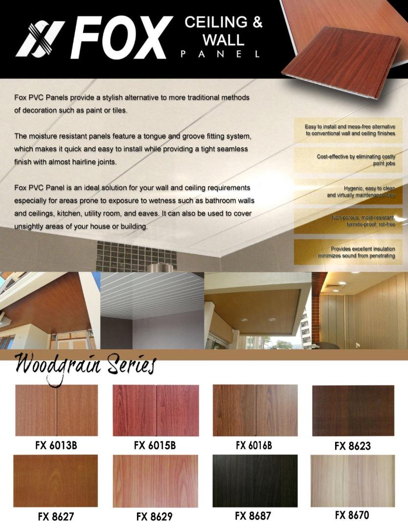 FOX PVC CEILING & WALL PANELS, Commercial & Industrial, Construction ...