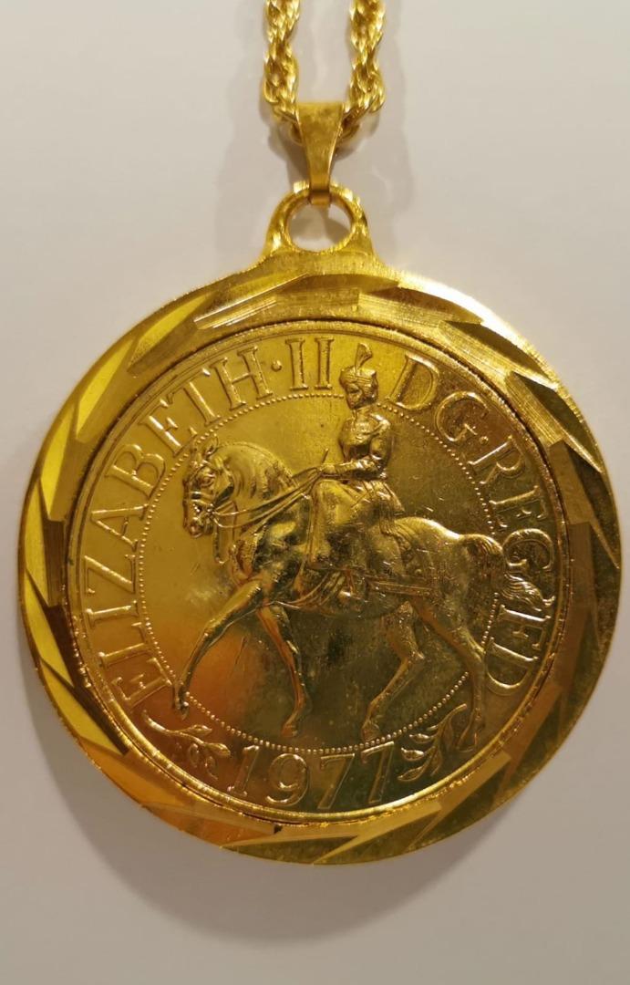 FS: Royal Mint Original: 22 Ct Gold Plated Medallion and Medal with ...