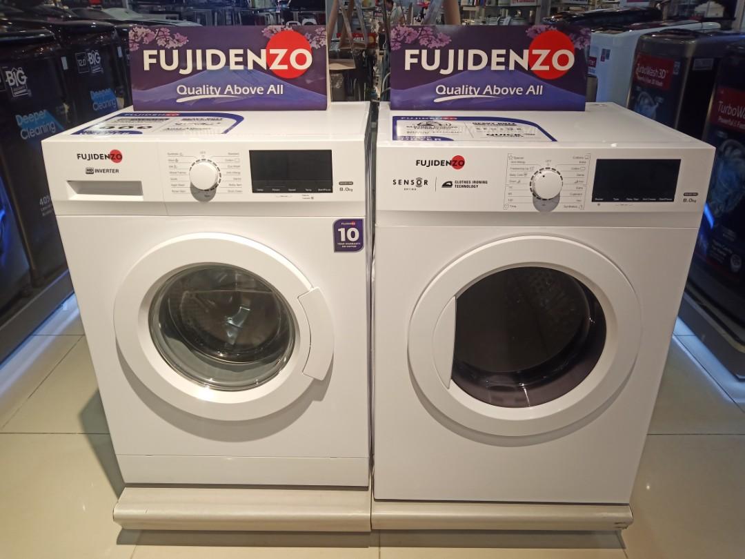 Fujidenzo Washer and Dryer Set Stackable, TV & Home Appliances, Washing ...