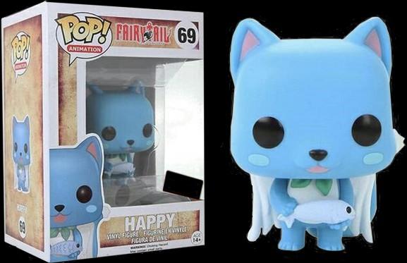 Funko Pop! Fairy Tail - Happy #69, Hobbies & Toys, Toys & Games on ...