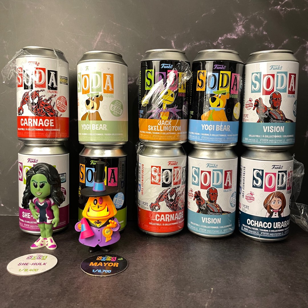 Funko Soda She-Hulk, Nightmare before Christmas Mayor & Jack ...