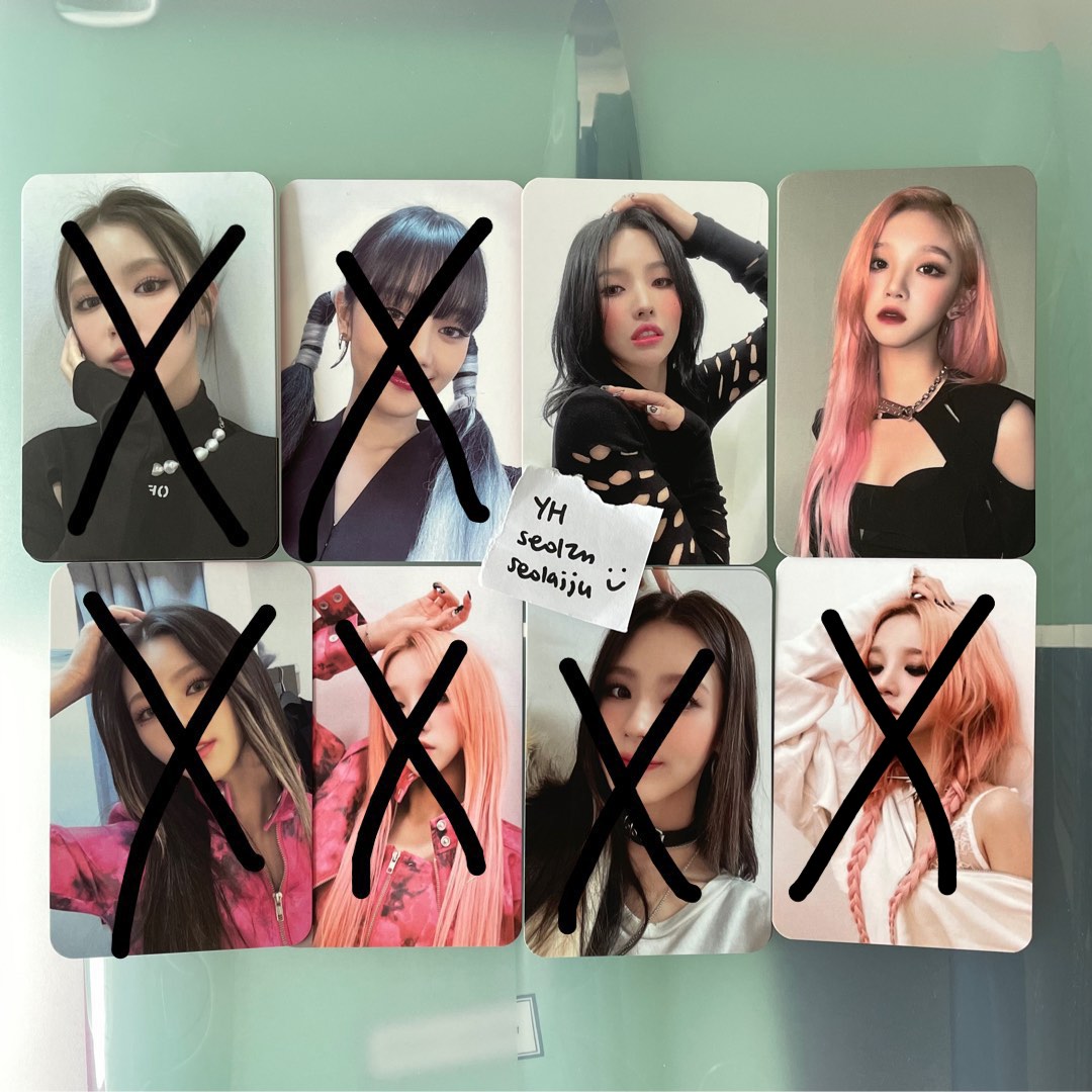GIDLE I NEVER DIE PHOTOCARD, Hobbies & Toys, Memorabilia & Collectibles ...