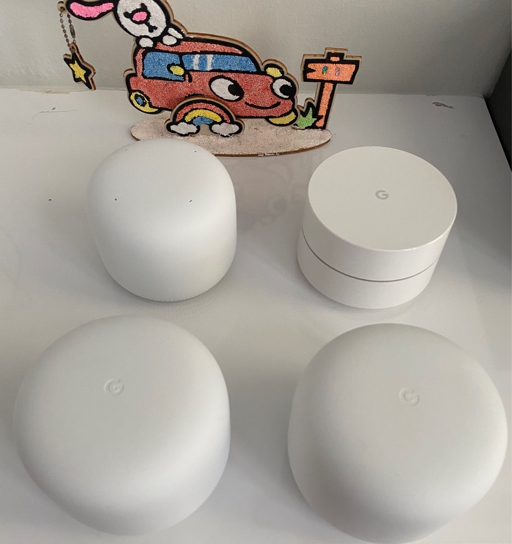 Google Nest Wifi Mesh system (2 X hubs and 1 point), Computers & Tech ...
