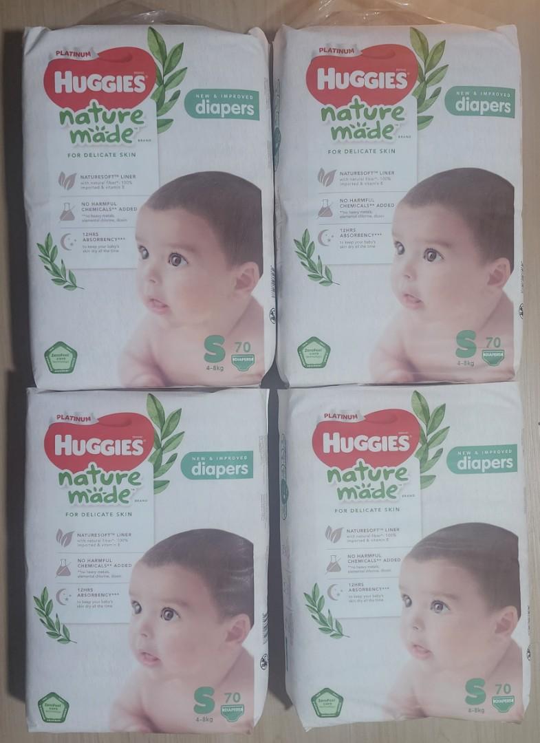 Huggies Nature Made S, Babies & Kids, Bathing & Changing, Diapers ...