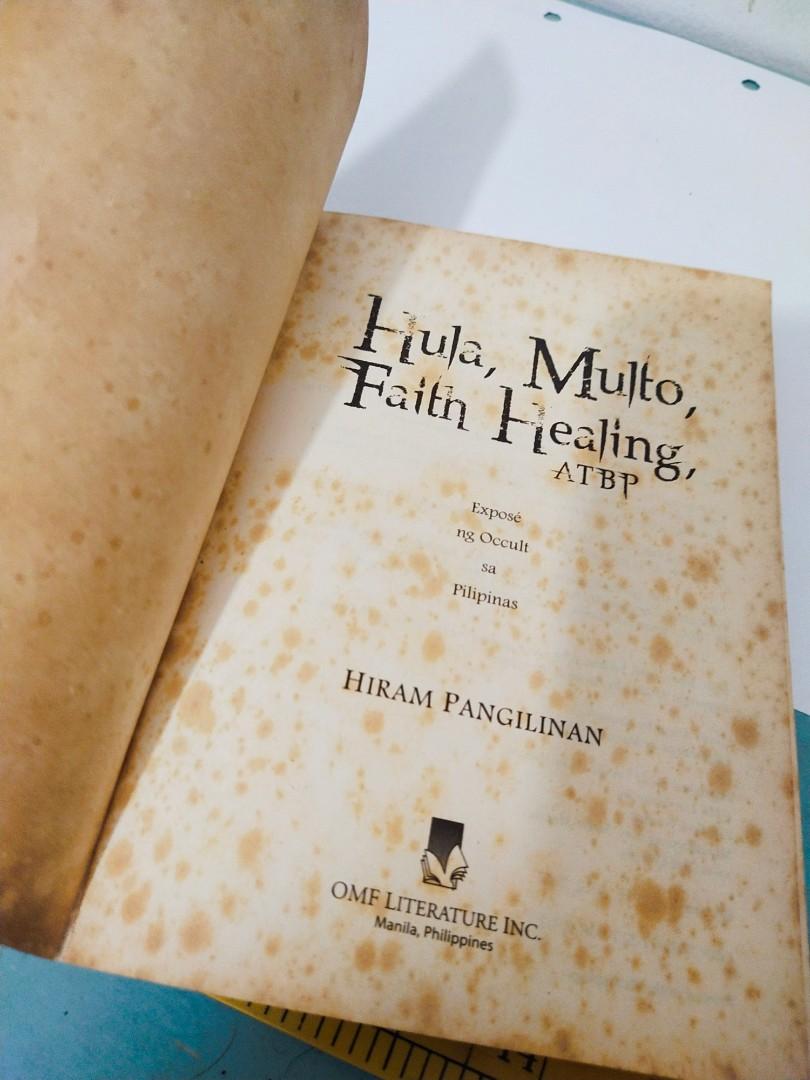 "Hula,Multo,Faith Healing,Atbp."/ Book/Hiram Pangilinan/2011, Hobbies ...