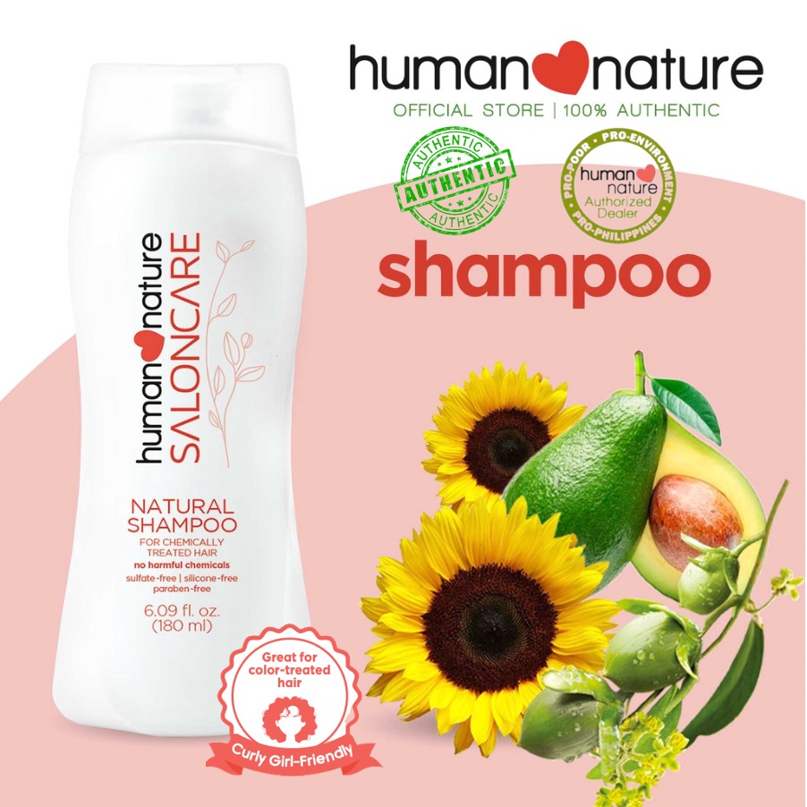 Human Nature Professional Salon Care CGM-Friendly Natural Shampoo for ...