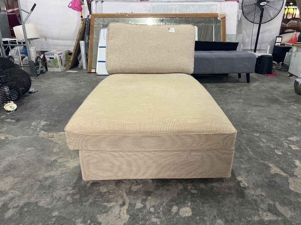 IKEA KIVIK Chaise Lounge Beige Colour / IKEA KIVIK Chaise Lounge Warna ...